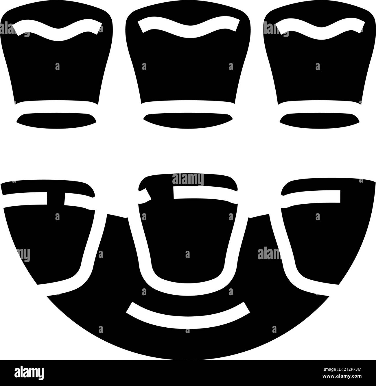 veneers dental procedure glyph icon vector illustration Stock Vector ... veneers dental procedure glyph icon vector illustration Stock Vector ...