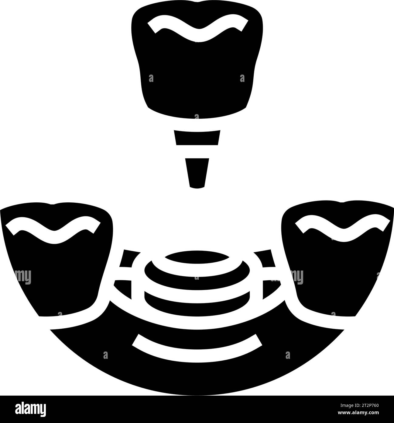 implant dental procedure glyph icon vector illustration Stock Vector ... implant dental procedure glyph icon vector illustration Stock Vector ...
