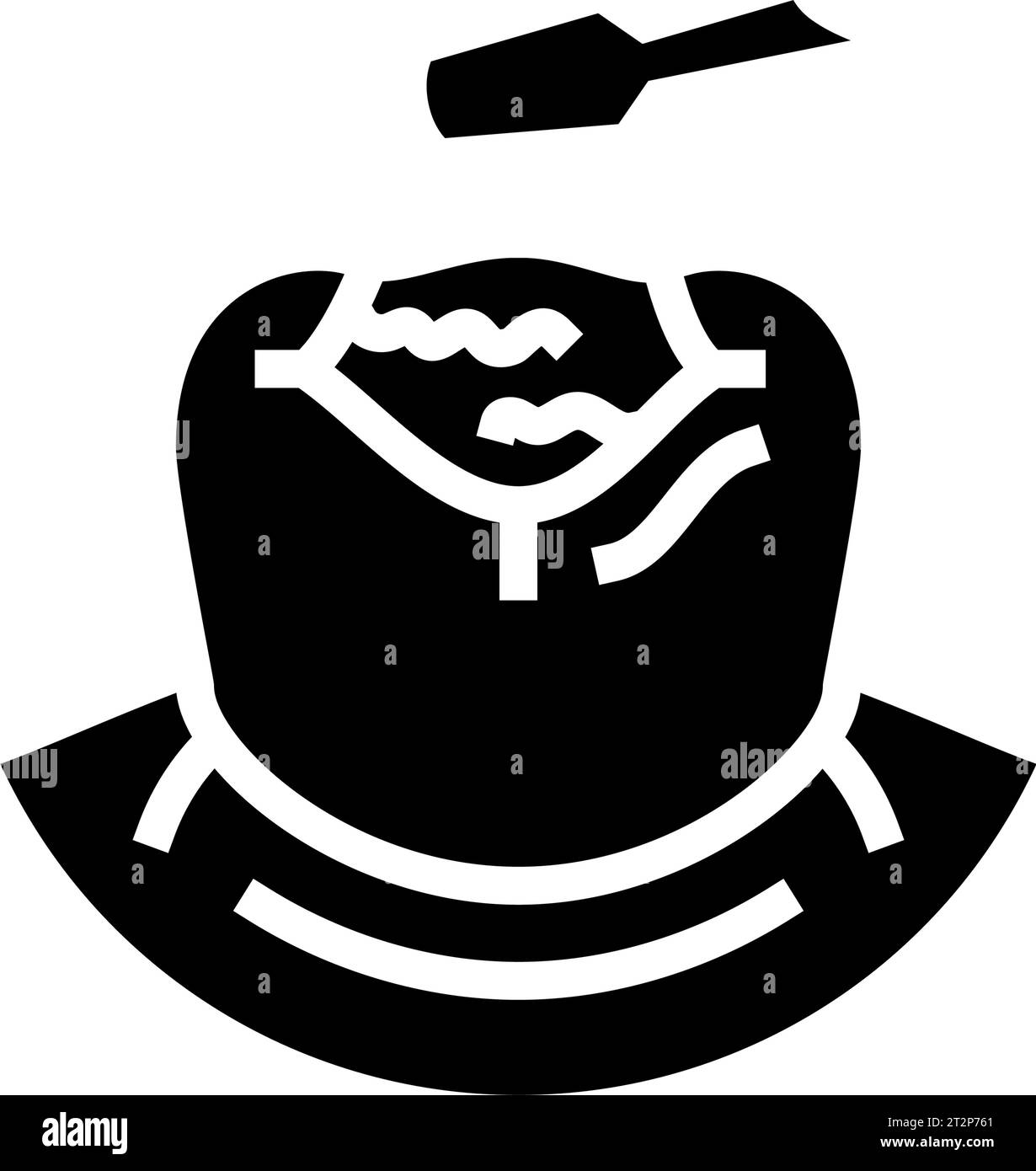 filling dental procedure glyph icon vector illustration Stock Vector ... filling dental procedure glyph icon vector illustration Stock Vector ...