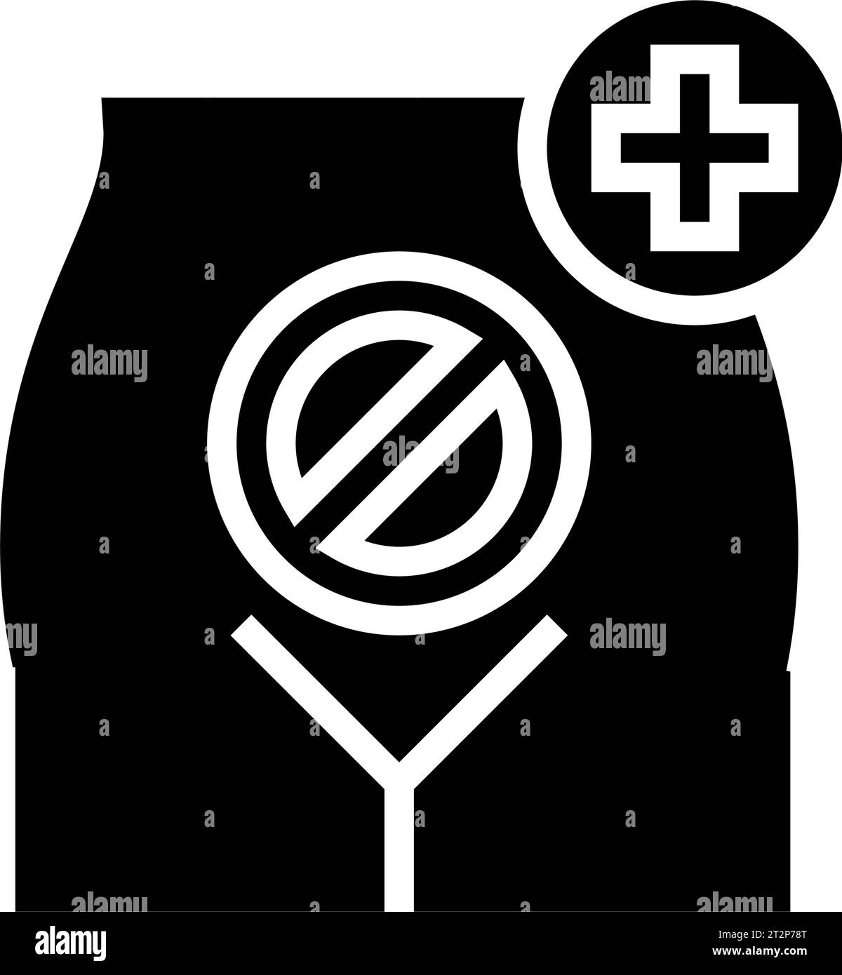 infertility treatment gynecologist glyph icon vector illustration Stock ...