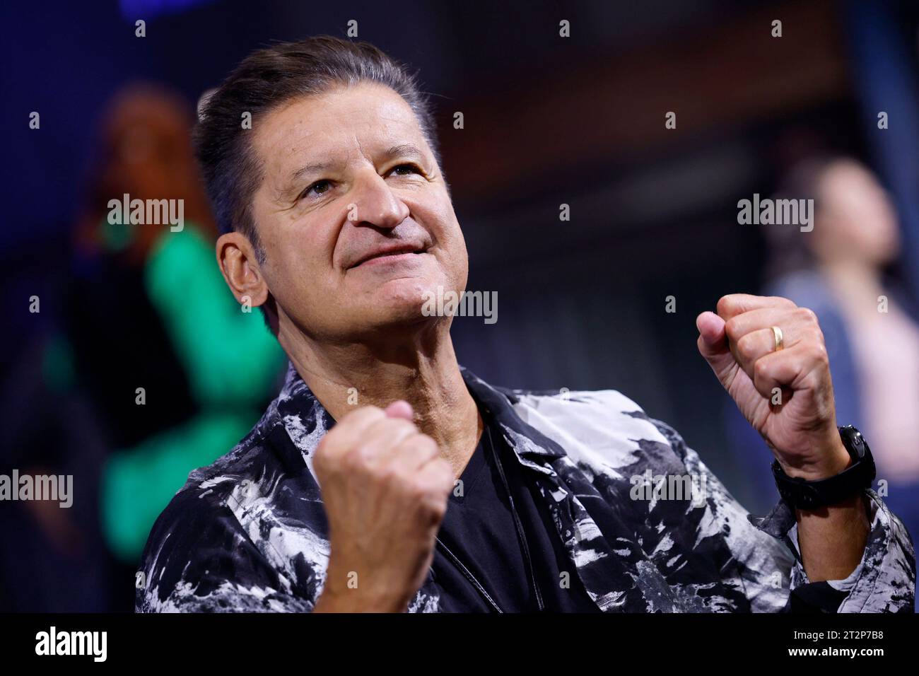 PUR-Sänger Hartmut Engler bei einer Pressevorführung des PUR-Musicals ...