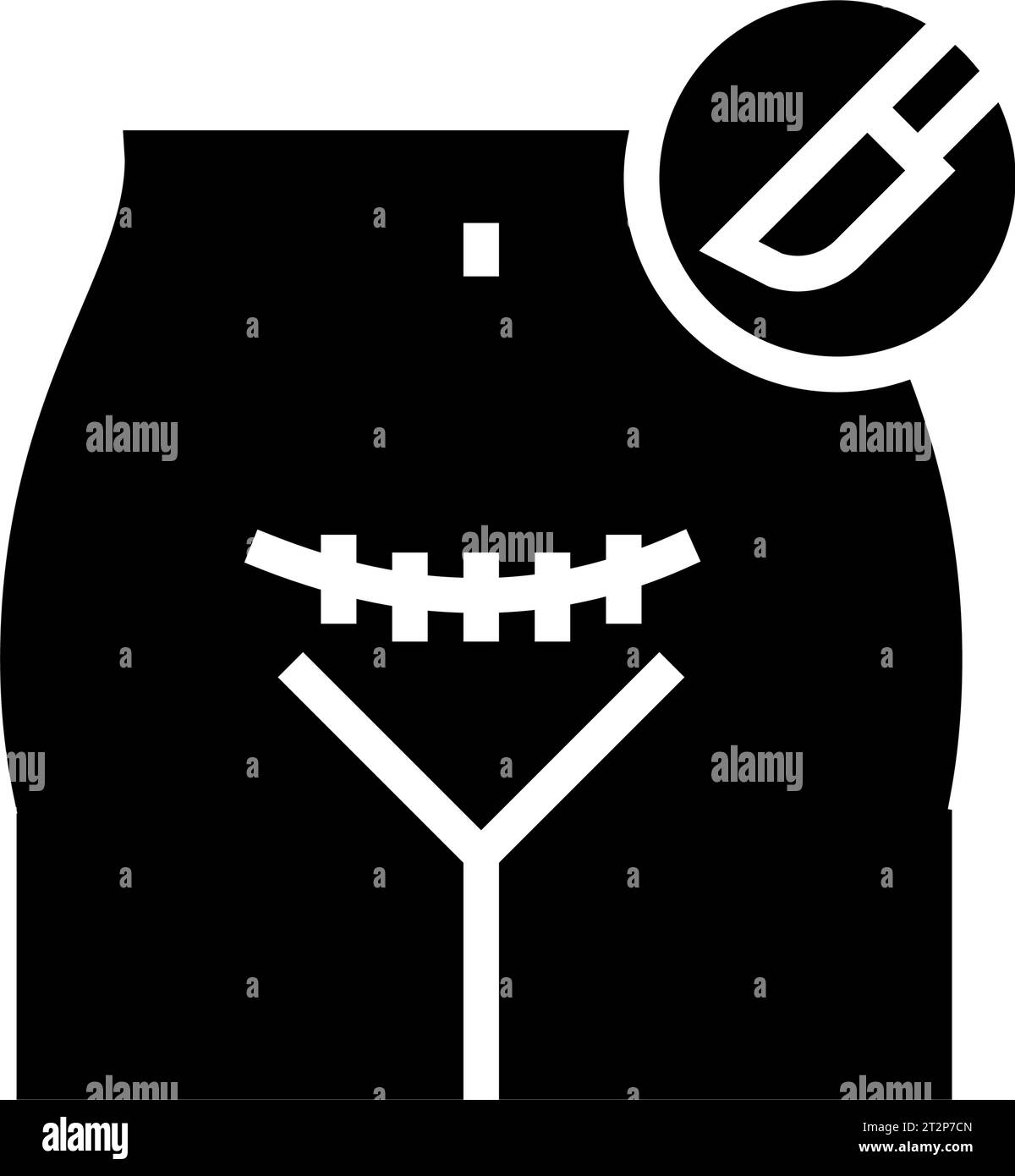 cesarean section gynecologist glyph icon vector illustration Stock ...