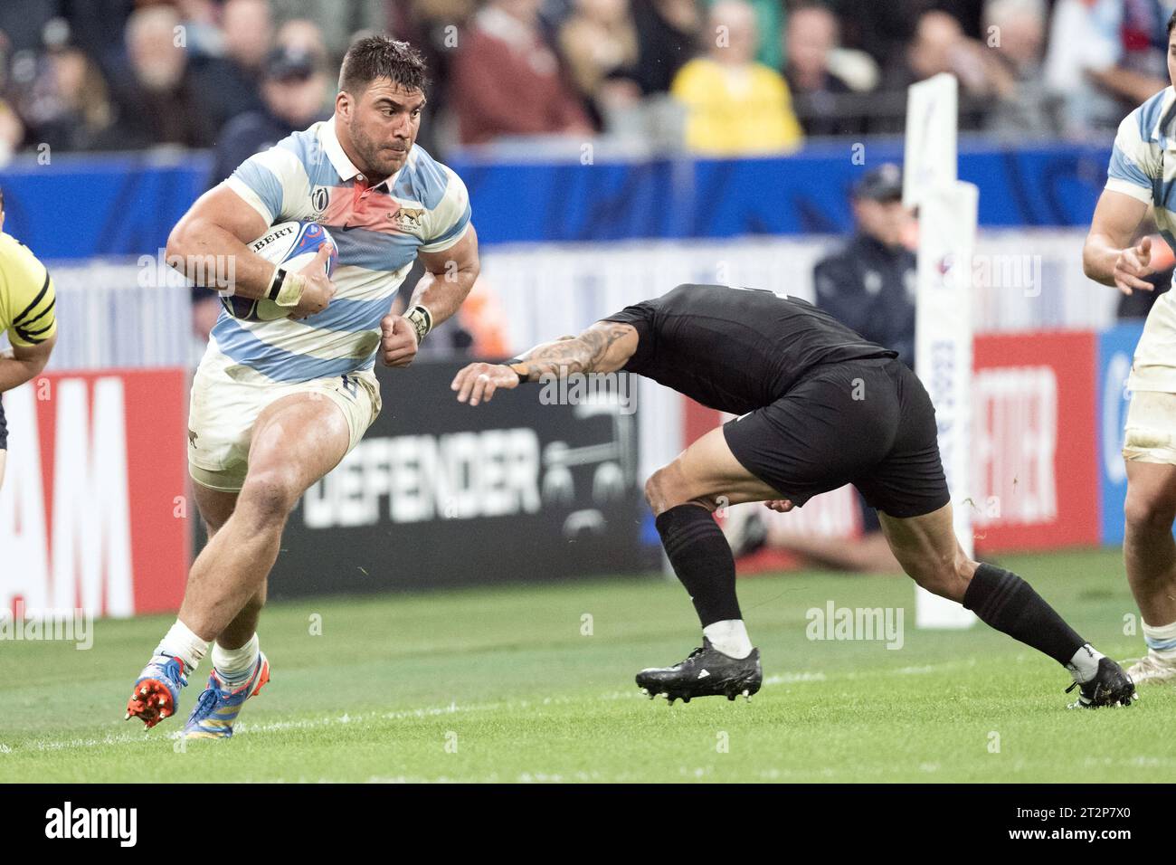 Saint Denis, France. 24th Sep, 2023. Facundo Isa of Argentina in action ...