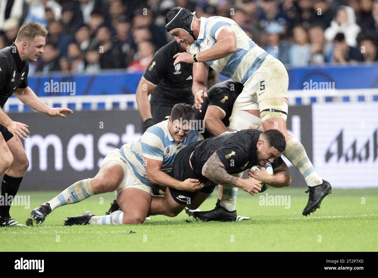 Saint Denis, France. 24th Sep, 2023. Facundo Isa of Argentina in action ...