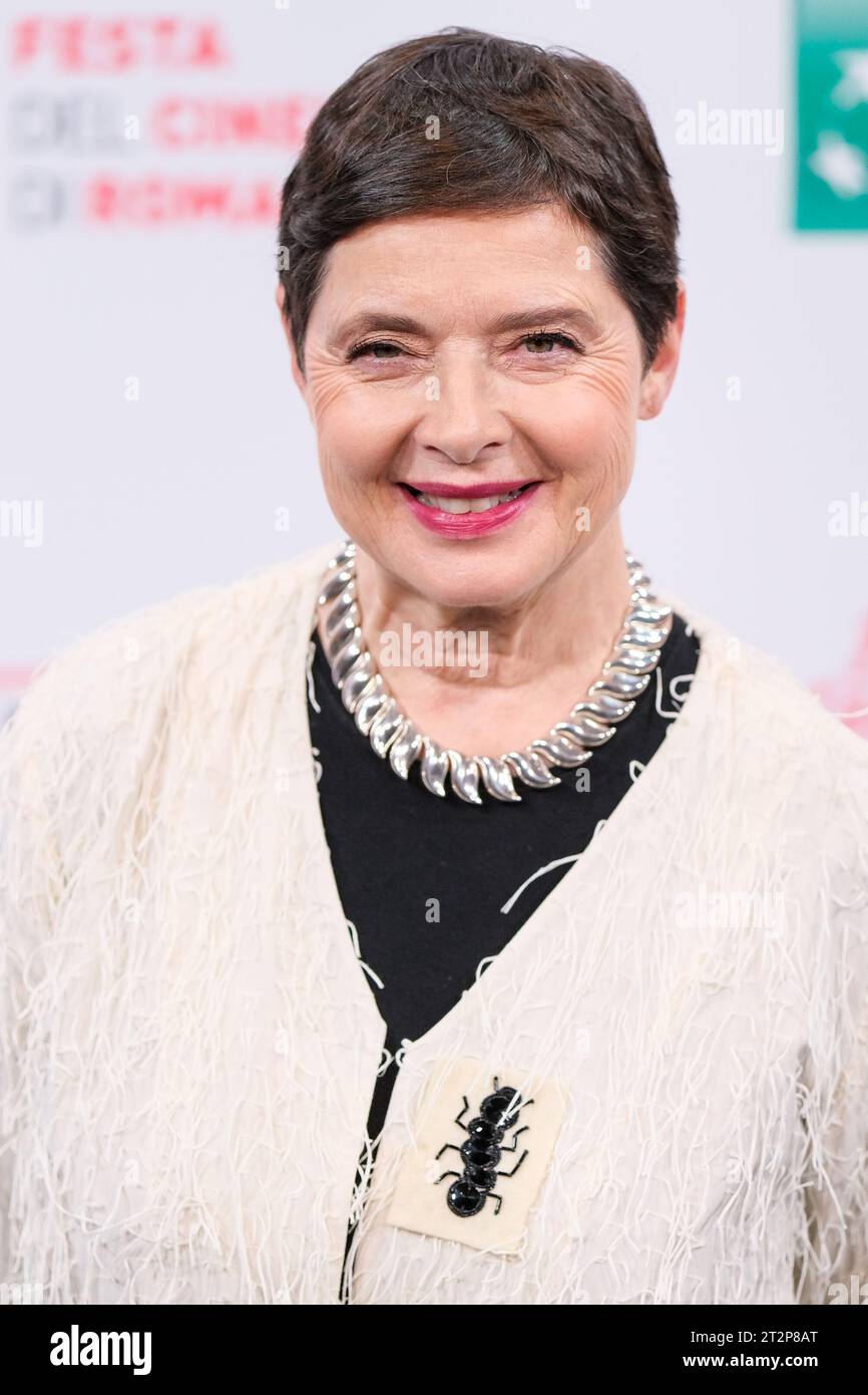 Rome, Italy. 20th Oct, 2023. Isabella Rossellini attends the photocall ...