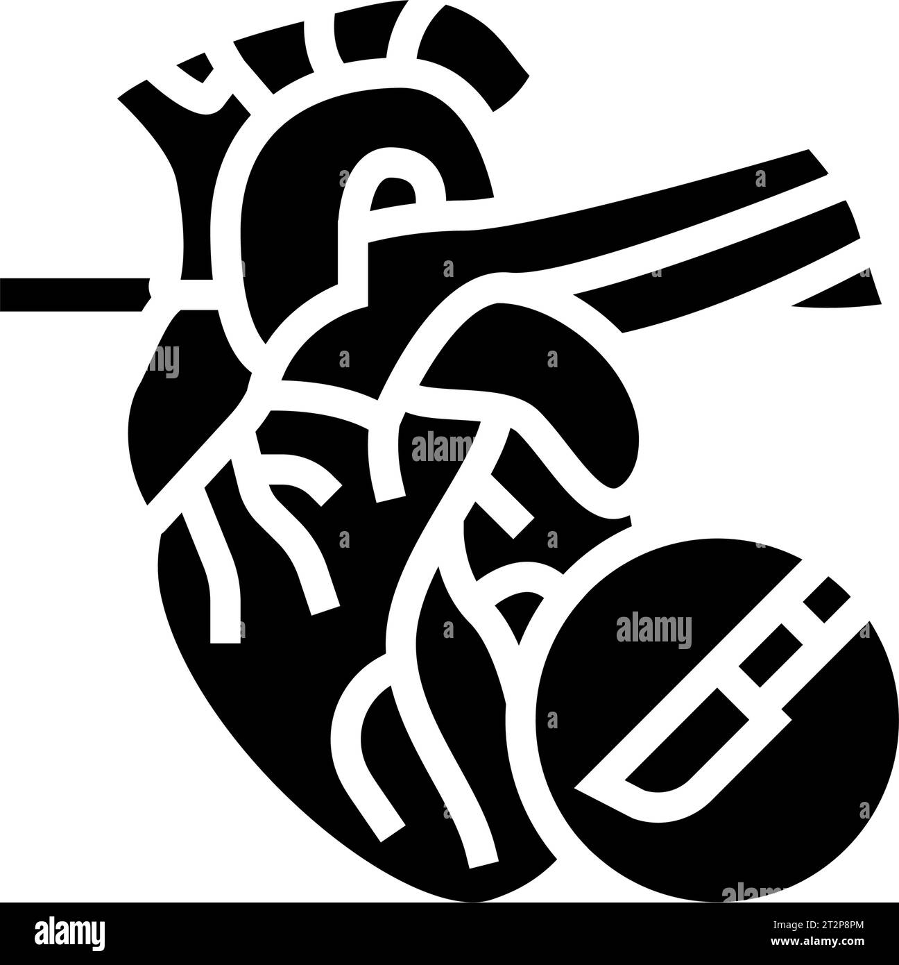 heart surgery glyph icon vector illustration Stock Vector Image & Art ...