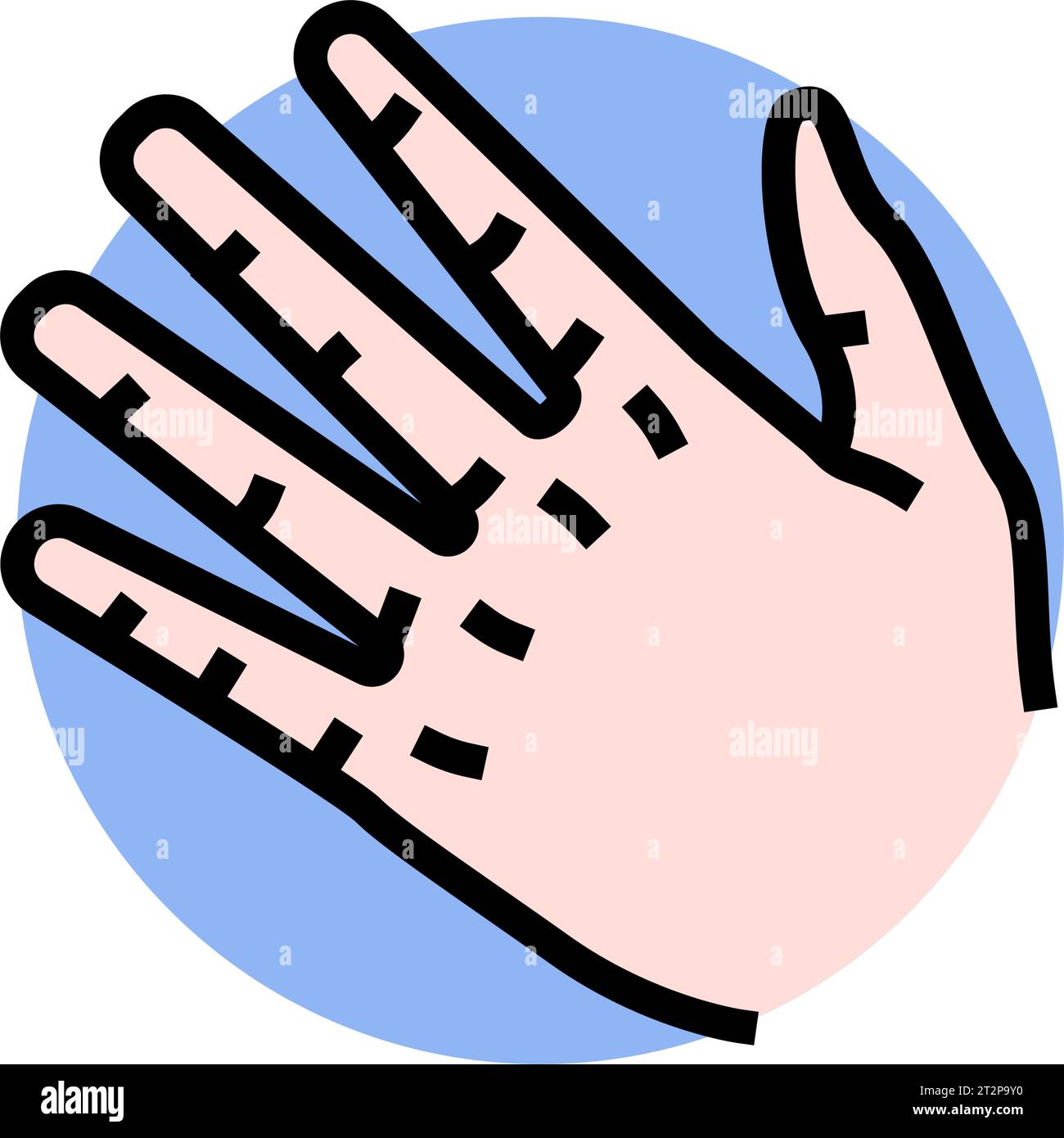 pale skin pallor disease symptom color icon vector illustration Stock ...