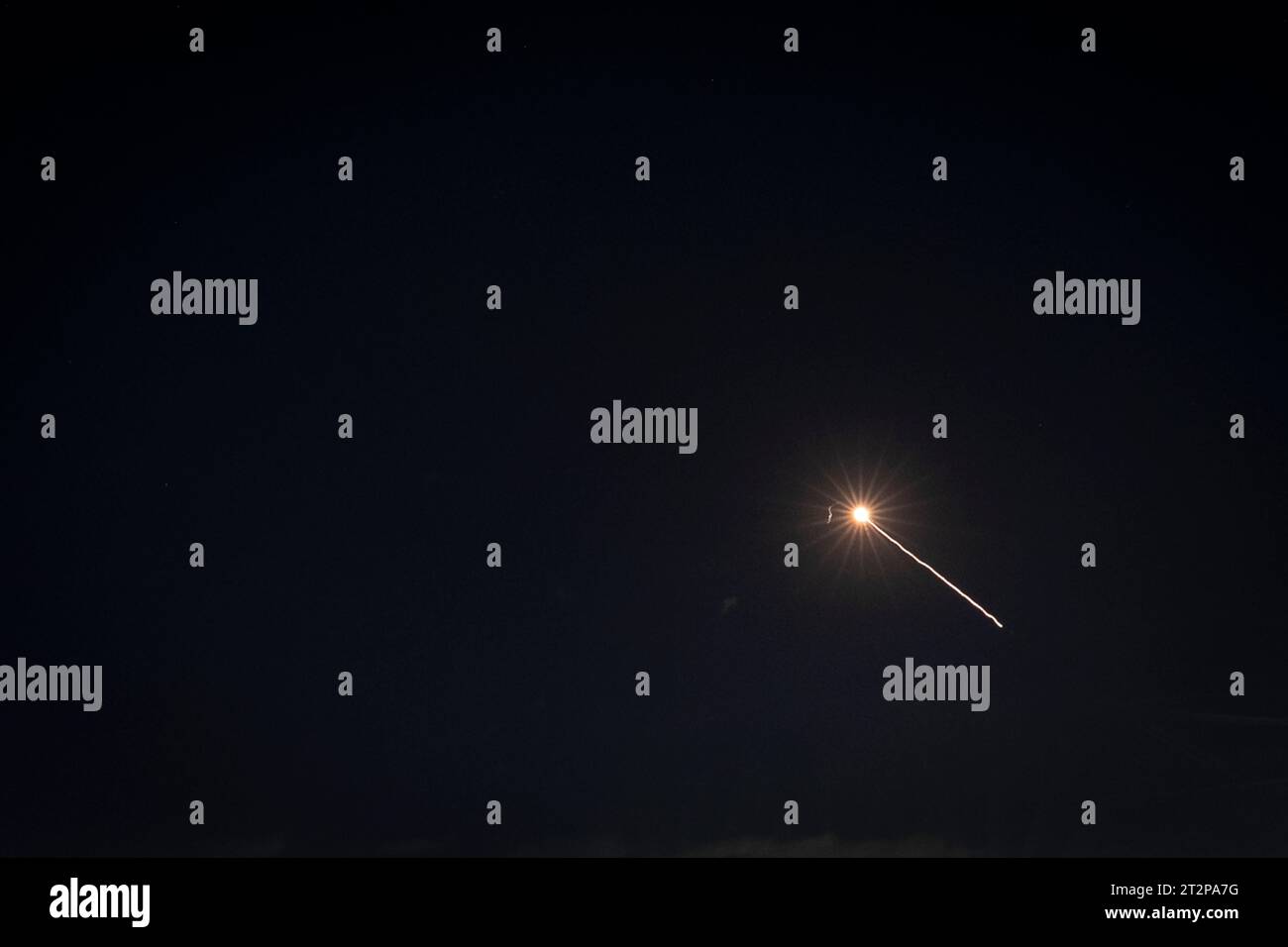 Netivot, Israel. 20th Oct, 2023. Israel's Iron Dome anti-missile system ...