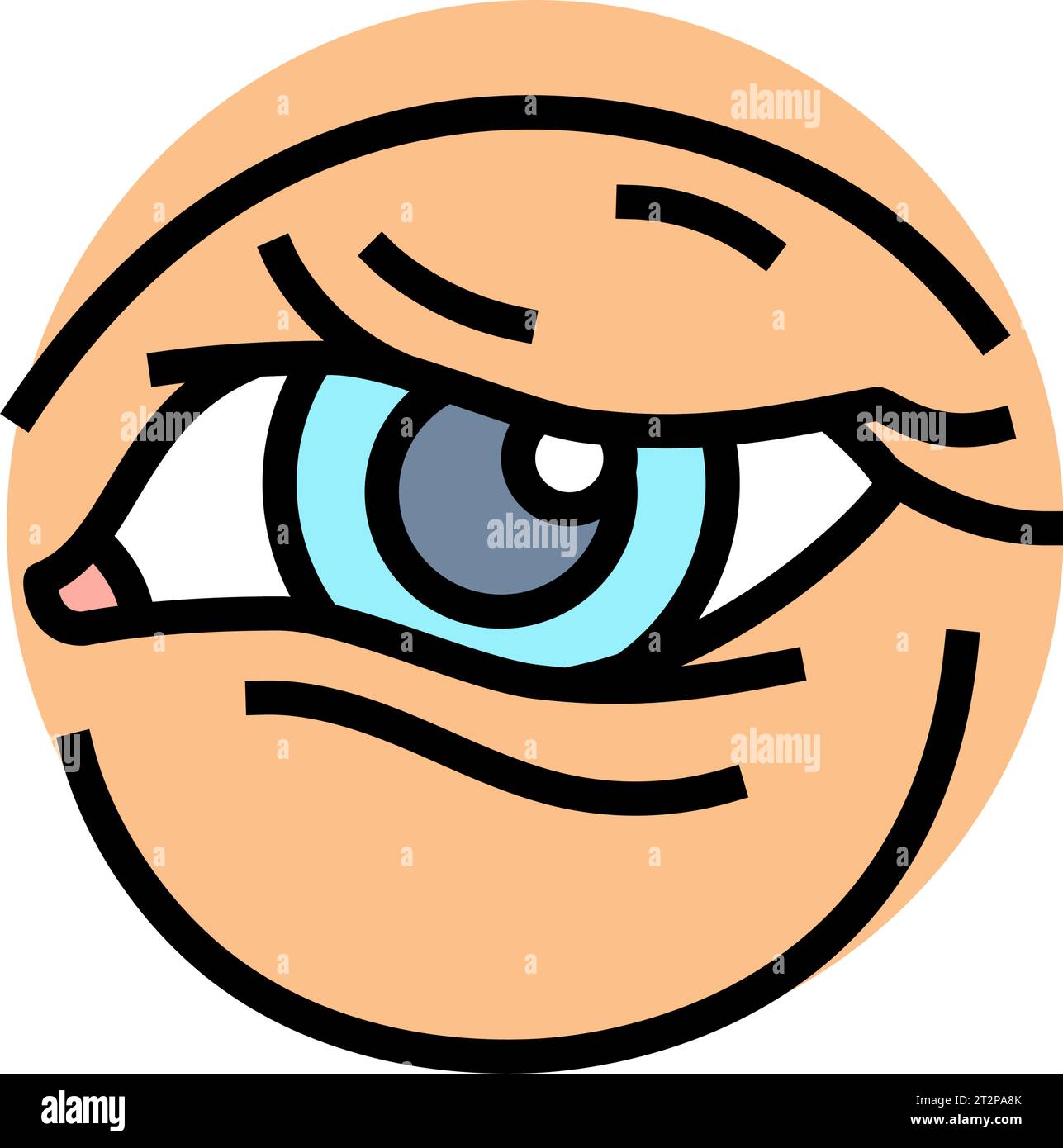 Swollen eyes Stock Vector Images - Alamy