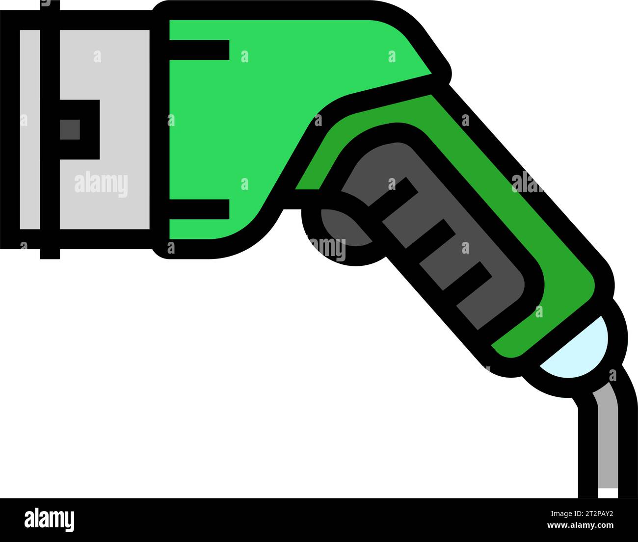 ev charging plug electric color icon vector illustration Stock Vector ...