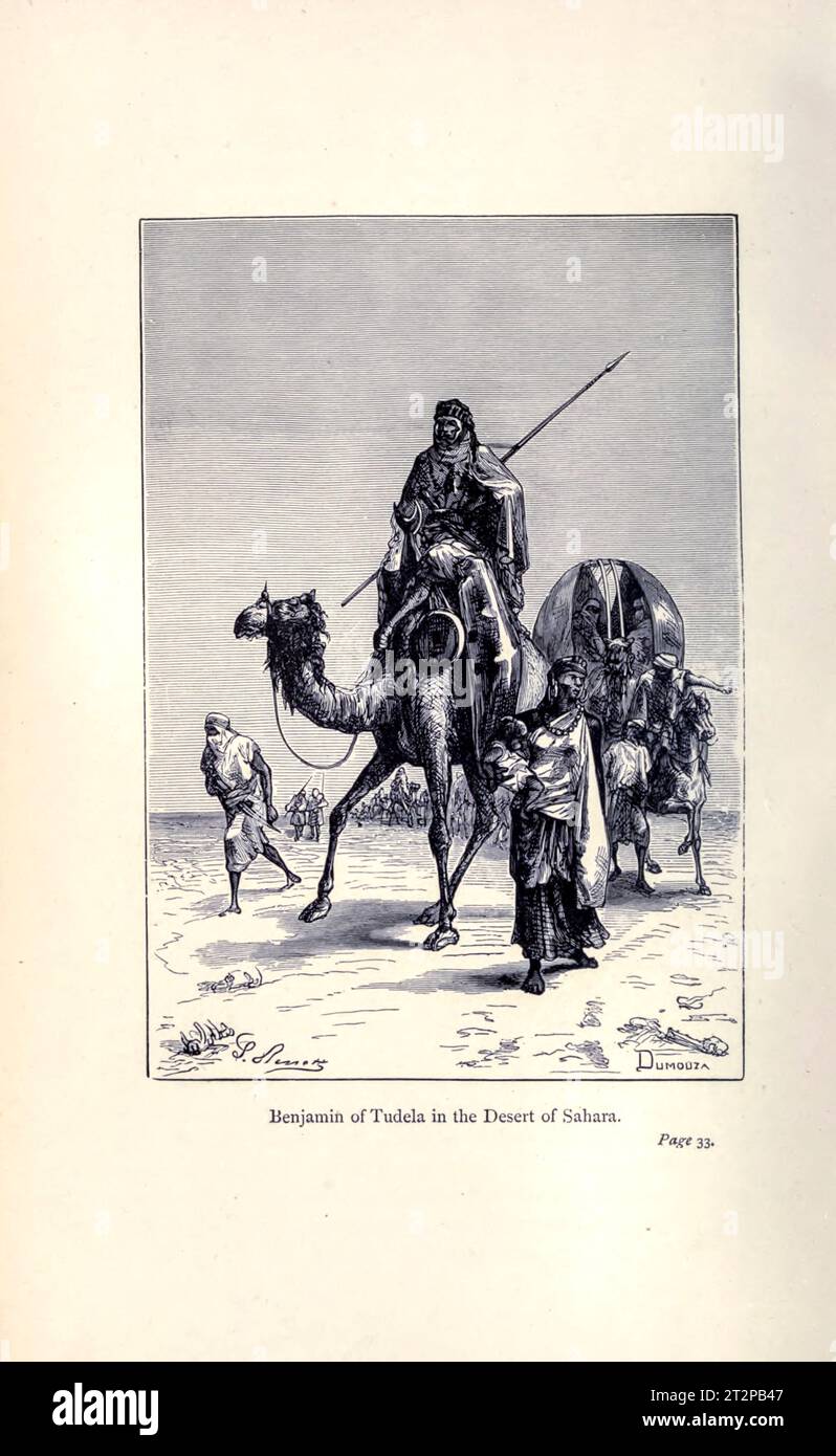 Benjamin of Tudela, 19th century illustration Stock Photo - Alamy