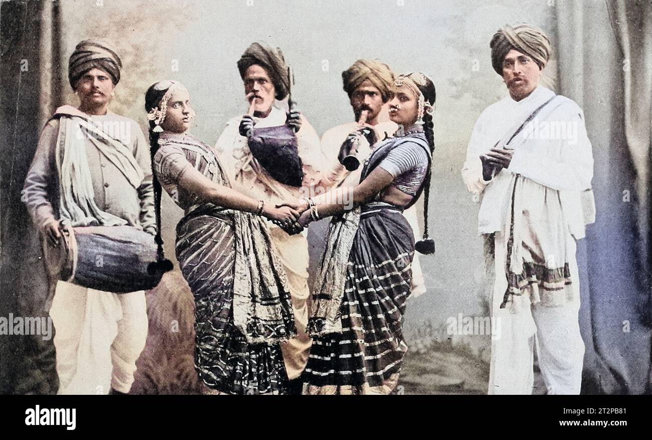 Nautch dance hi-res stock photography and images - Alamy