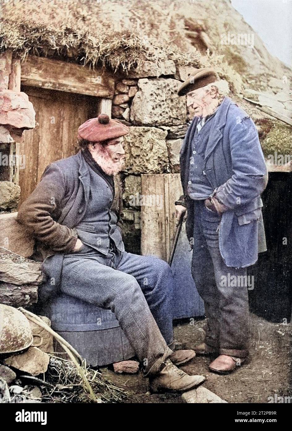 Two old men of Skye Stock Photo - Alamy