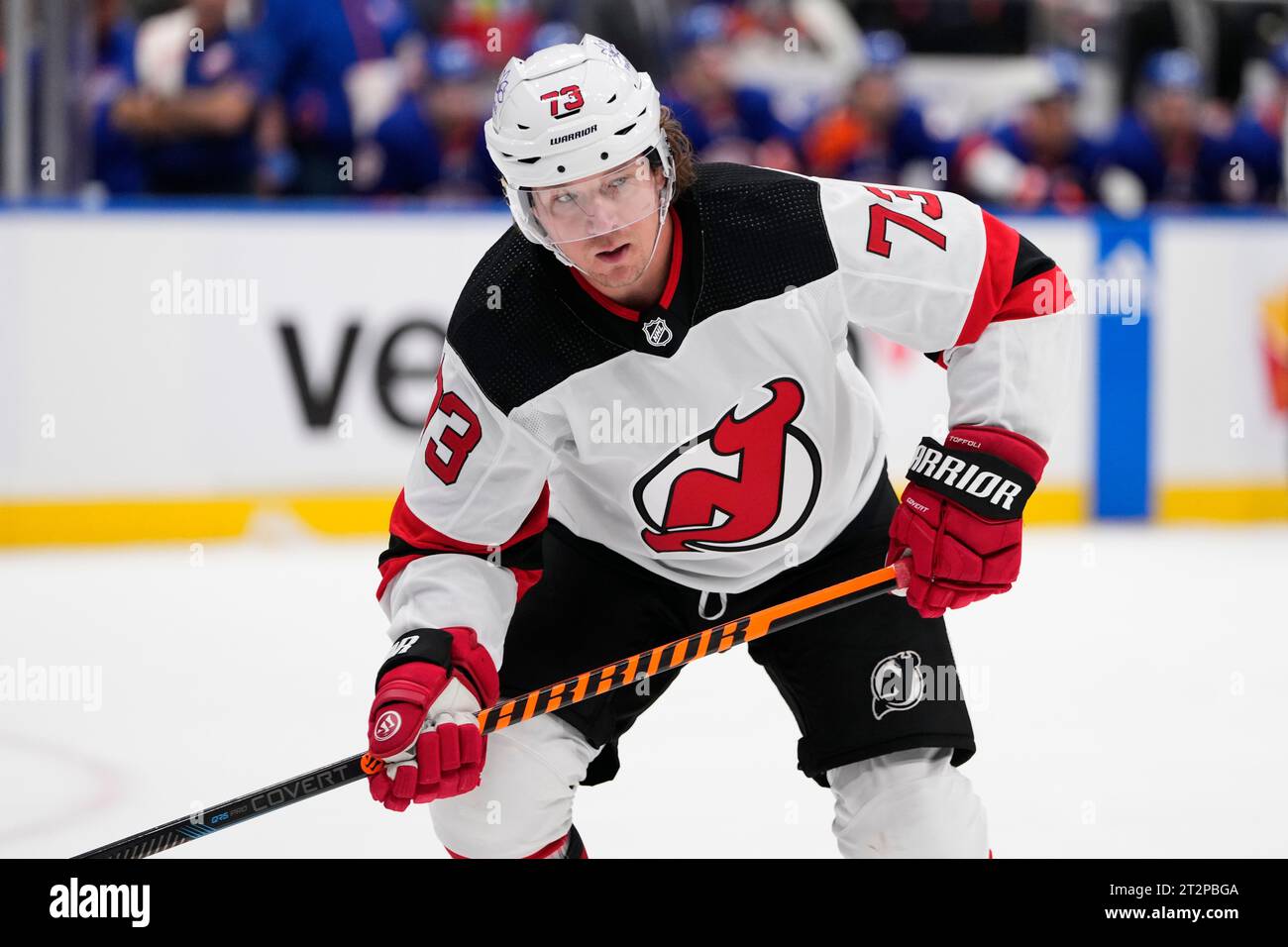 New Jersey Devils' Tyler Toffoli (73) during the first period of an NHL ...