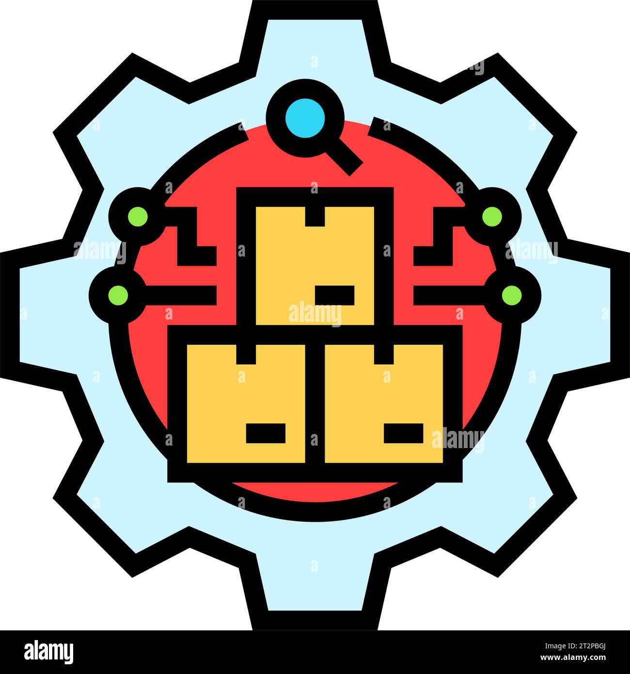 Package service delivery manager vector inventory transport hi-res ...