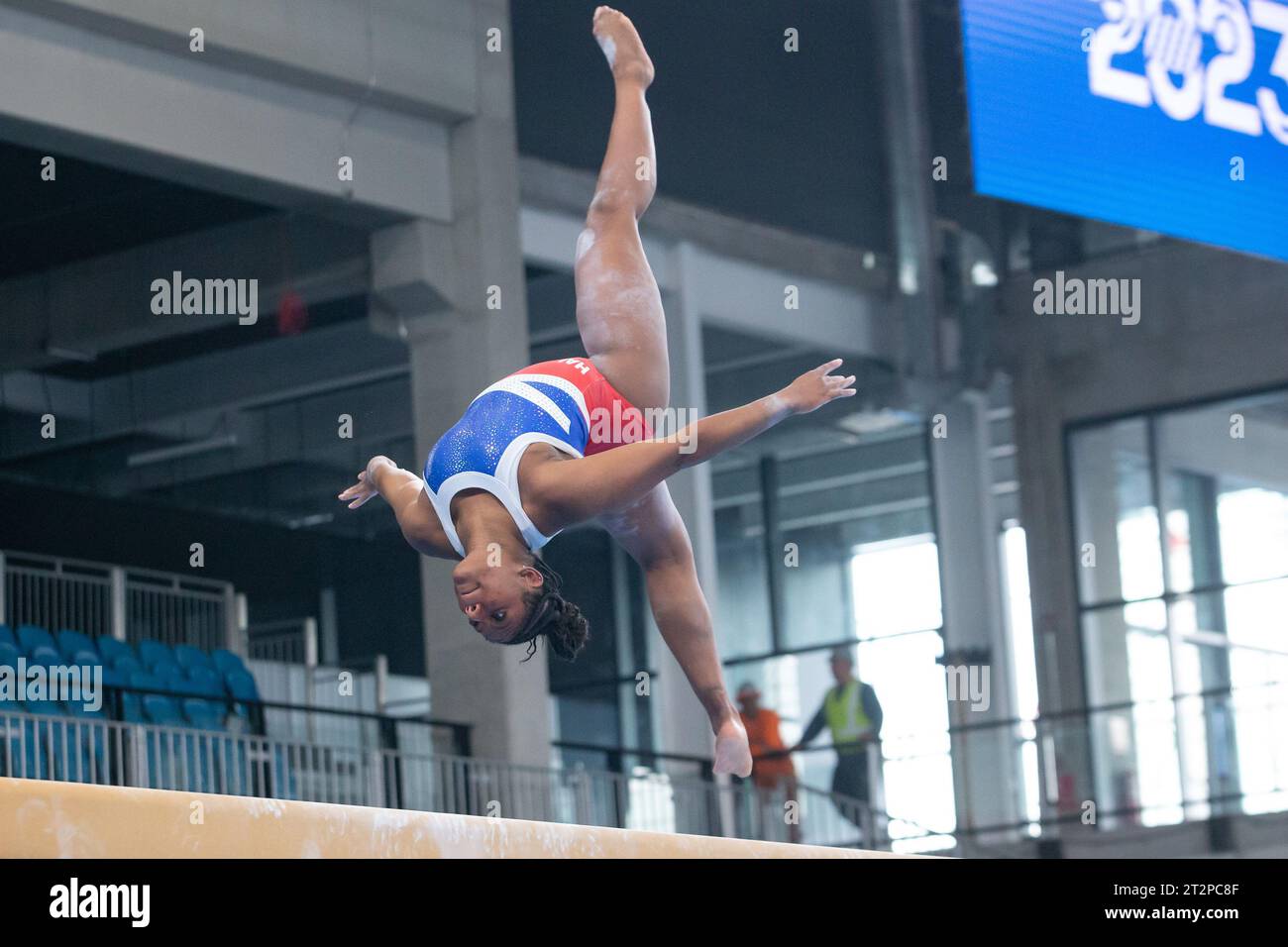 Santiago, Chile. 19th Oct, 2023. Lynne Brown of Haiti during the ...