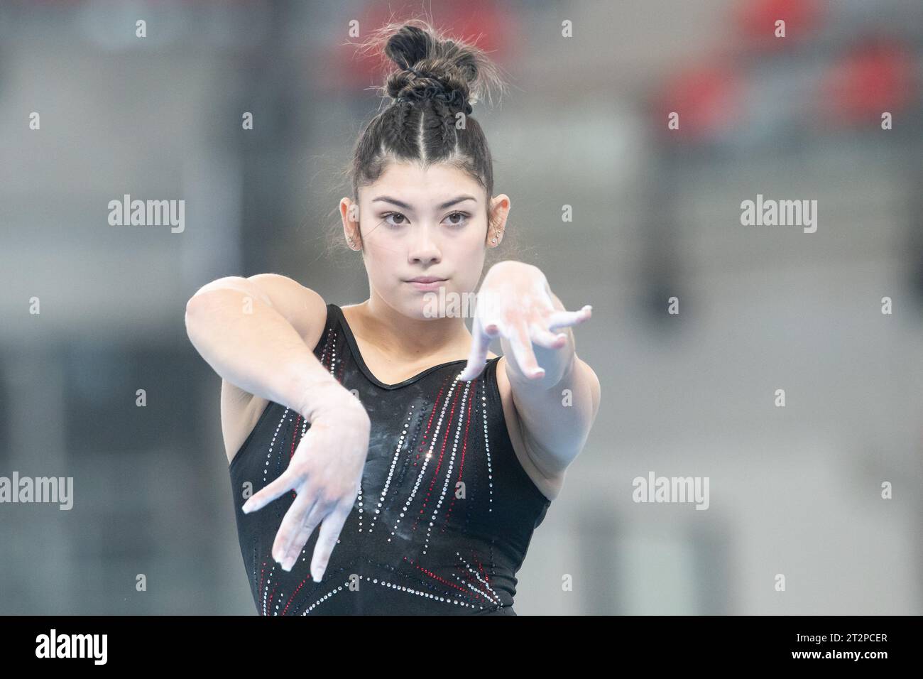 Santiago, Chile. 19th Oct, 2023. Kayla Dicello of United States ...