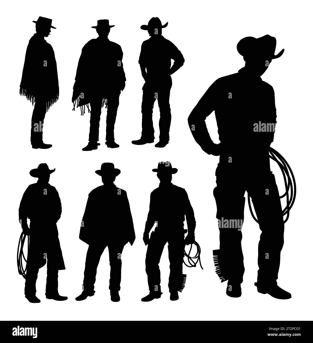 cowboy riding a horse pose silhouette Stock Vector Image & Art - Alamy
