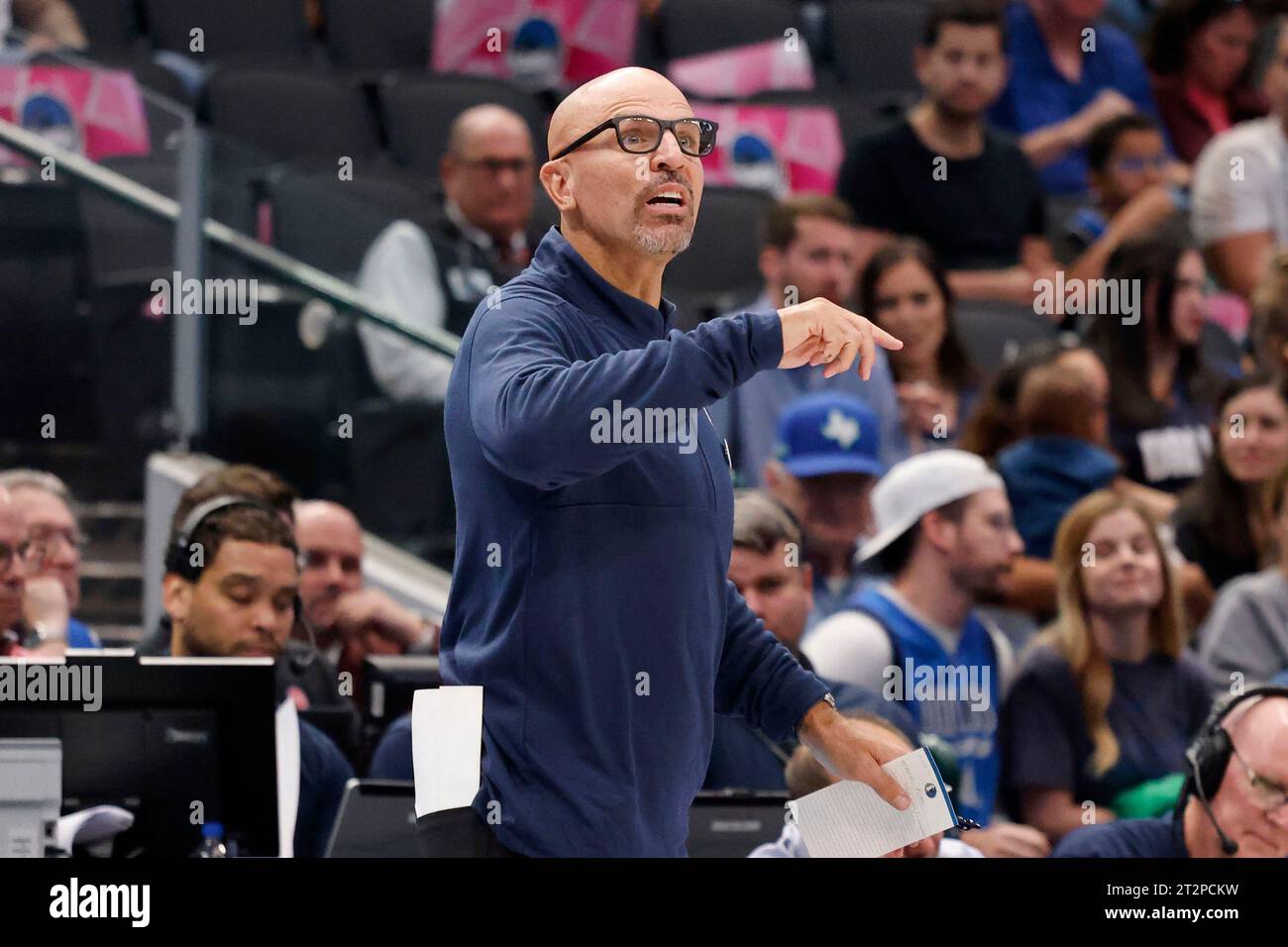 Dallas Mavericks head coach Jason Kidd directs his team during the ...