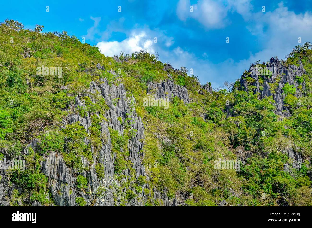 Inaccessible rocks of Sangat Island, Busuanga Island, Philippines Stock ...