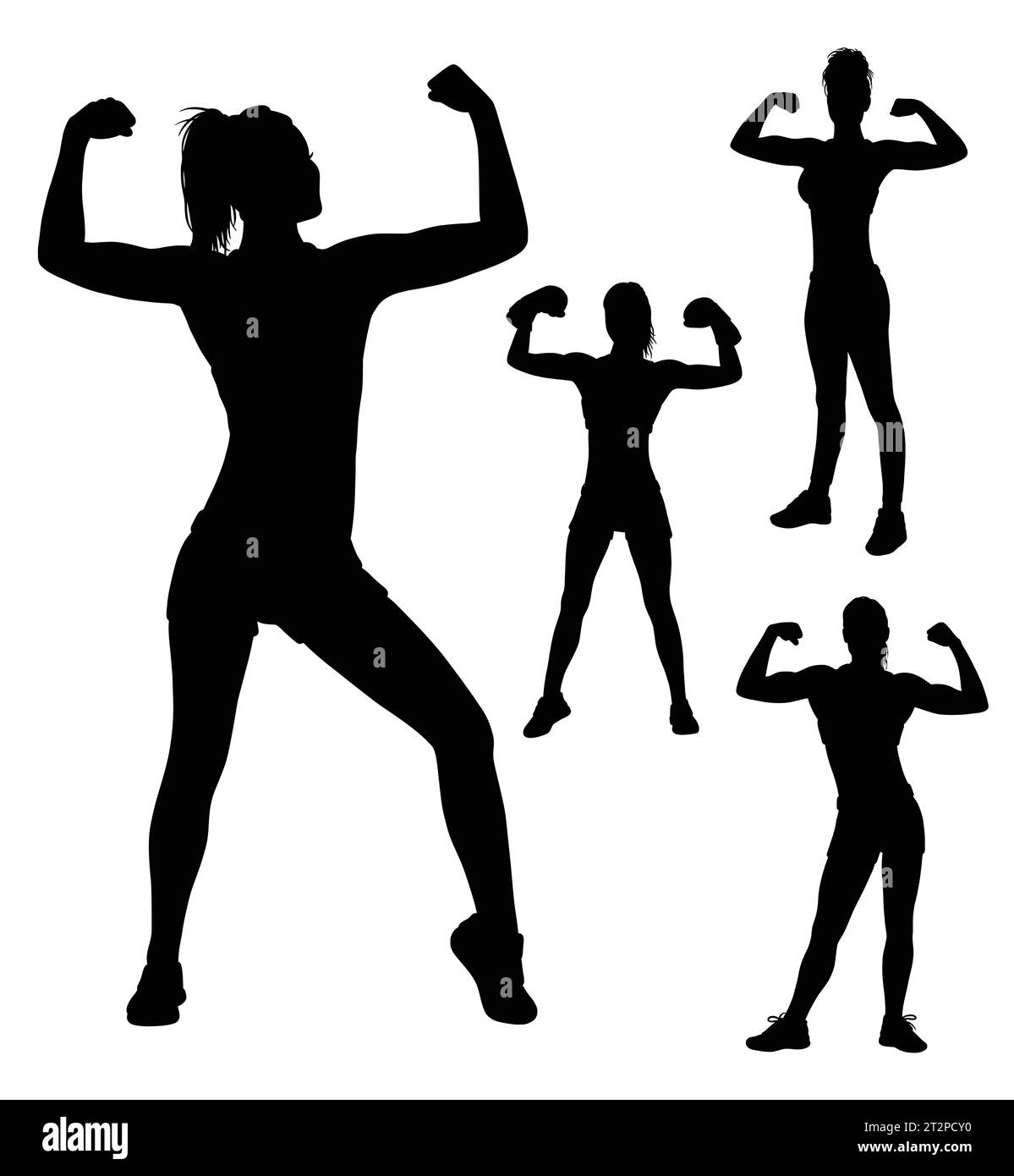 Girl standing silhouette Cut Out Stock Images & Pictures - Alamy