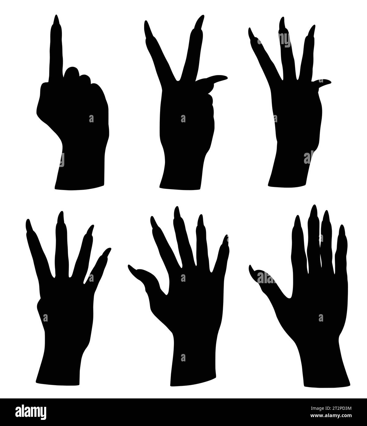 monster and alien hand sign gesture and symbol fingers gesture ...