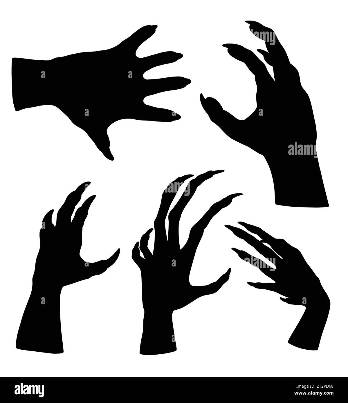 monster and alien hand sign gesture and symbol fingers gesture ...