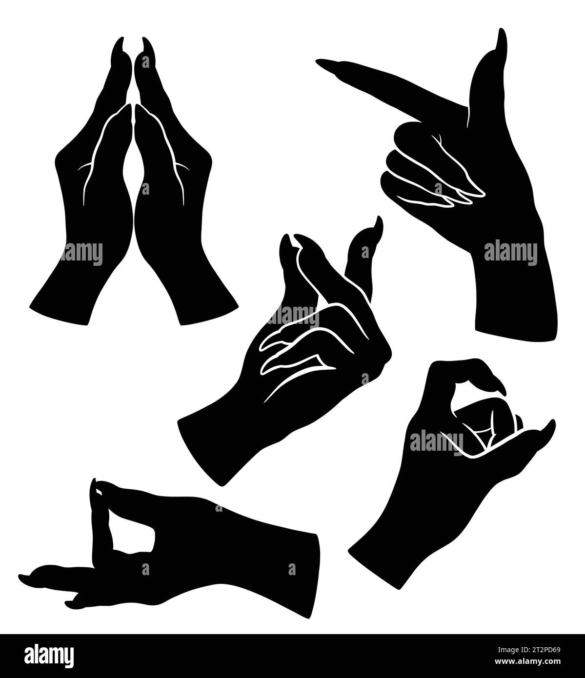 monster and alien hand sign gesture and symbol fingers gesture ...