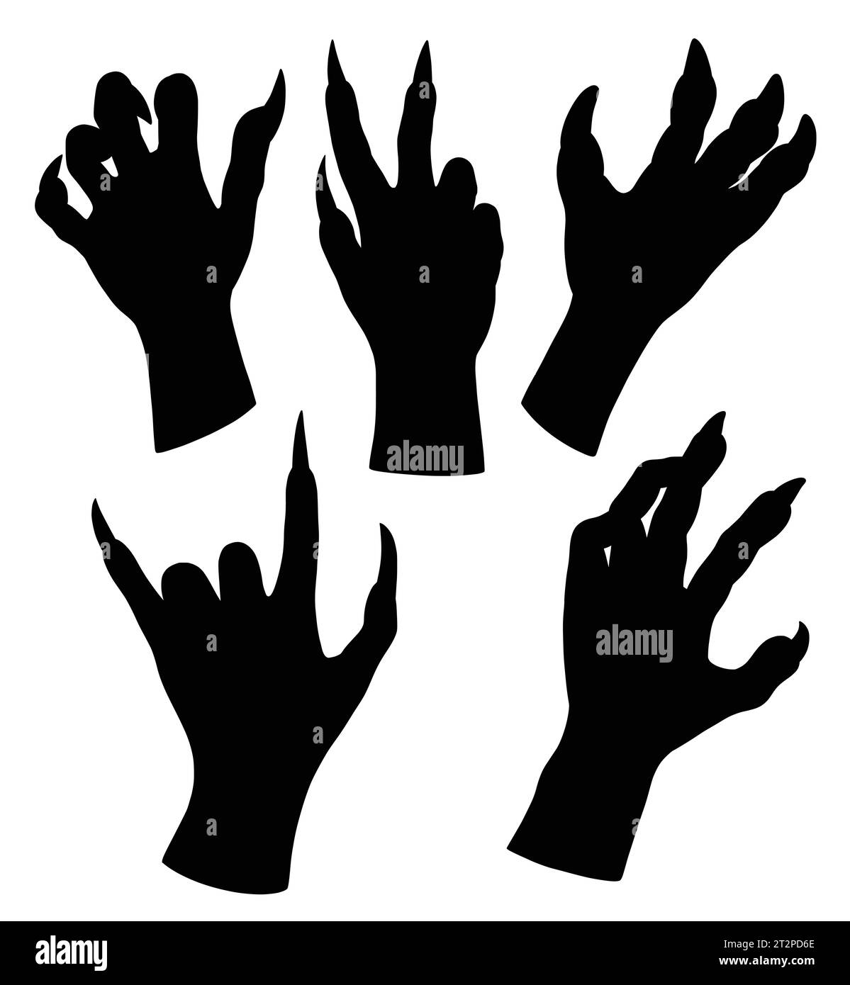 monster and alien hand sign gesture and symbol fingers gesture ...
