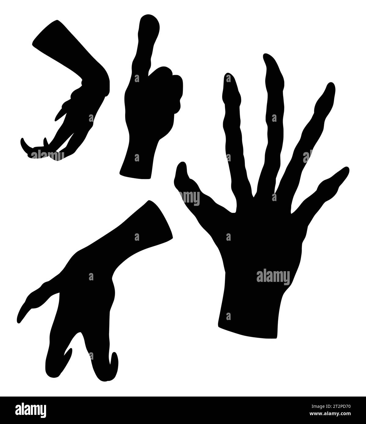 monster and alien hand sign gesture and symbol fingers gesture ...