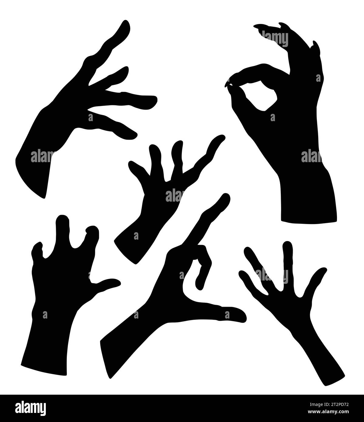 monster and alien hand sign gesture and symbol fingers gesture ...