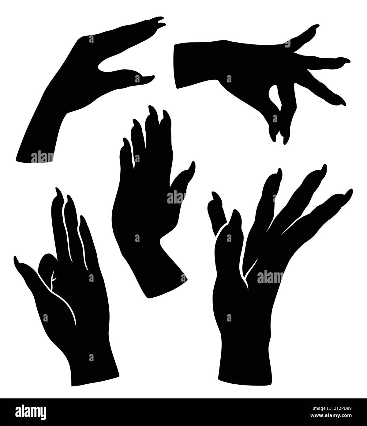 monster and alien hand sign gesture and symbol fingers gesture ...
