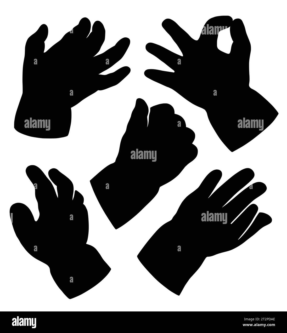 Baby hand up Stock Vector Images - Alamy