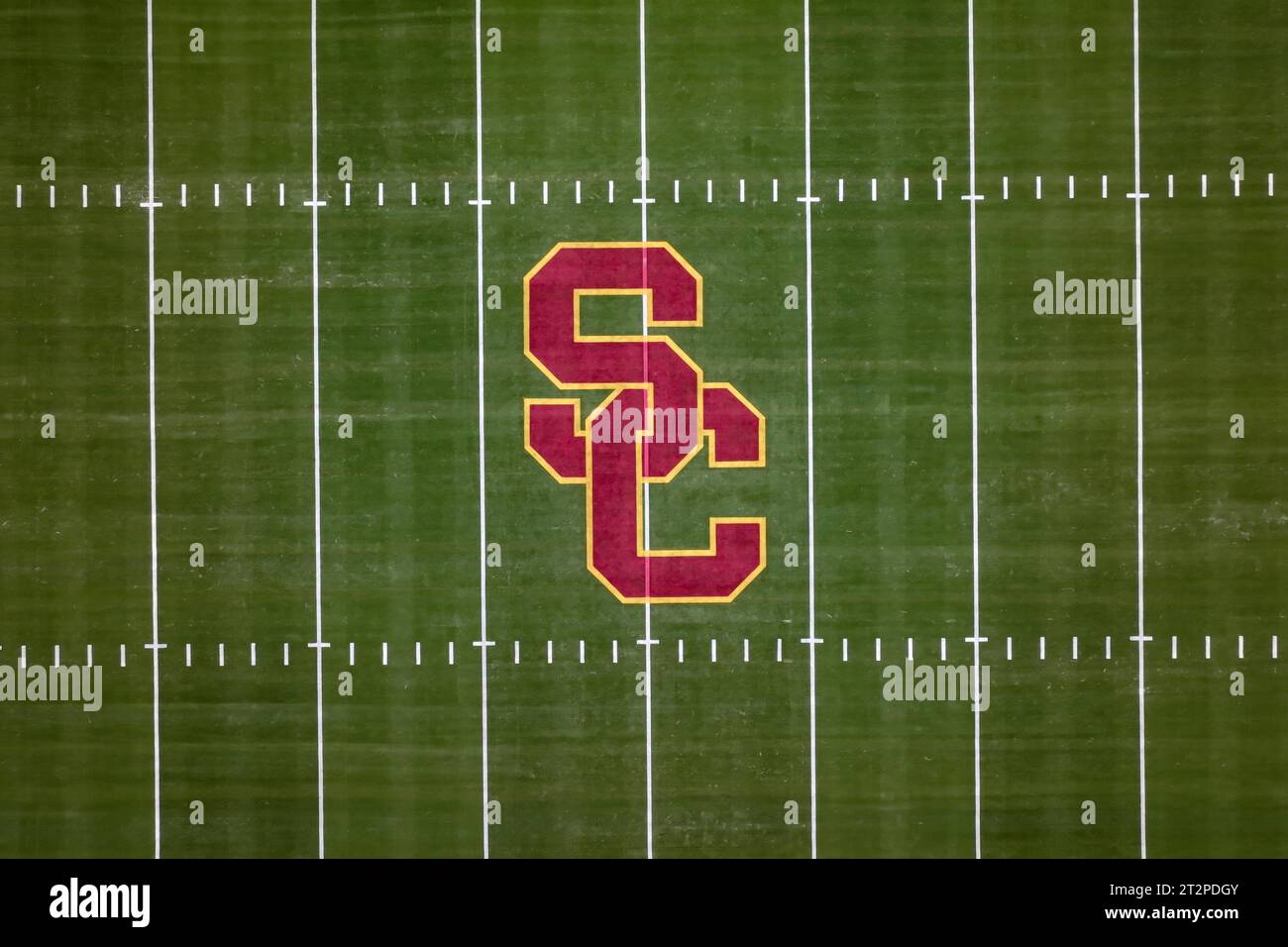 A general overall aerial view of the Southern California Trojans SC ...