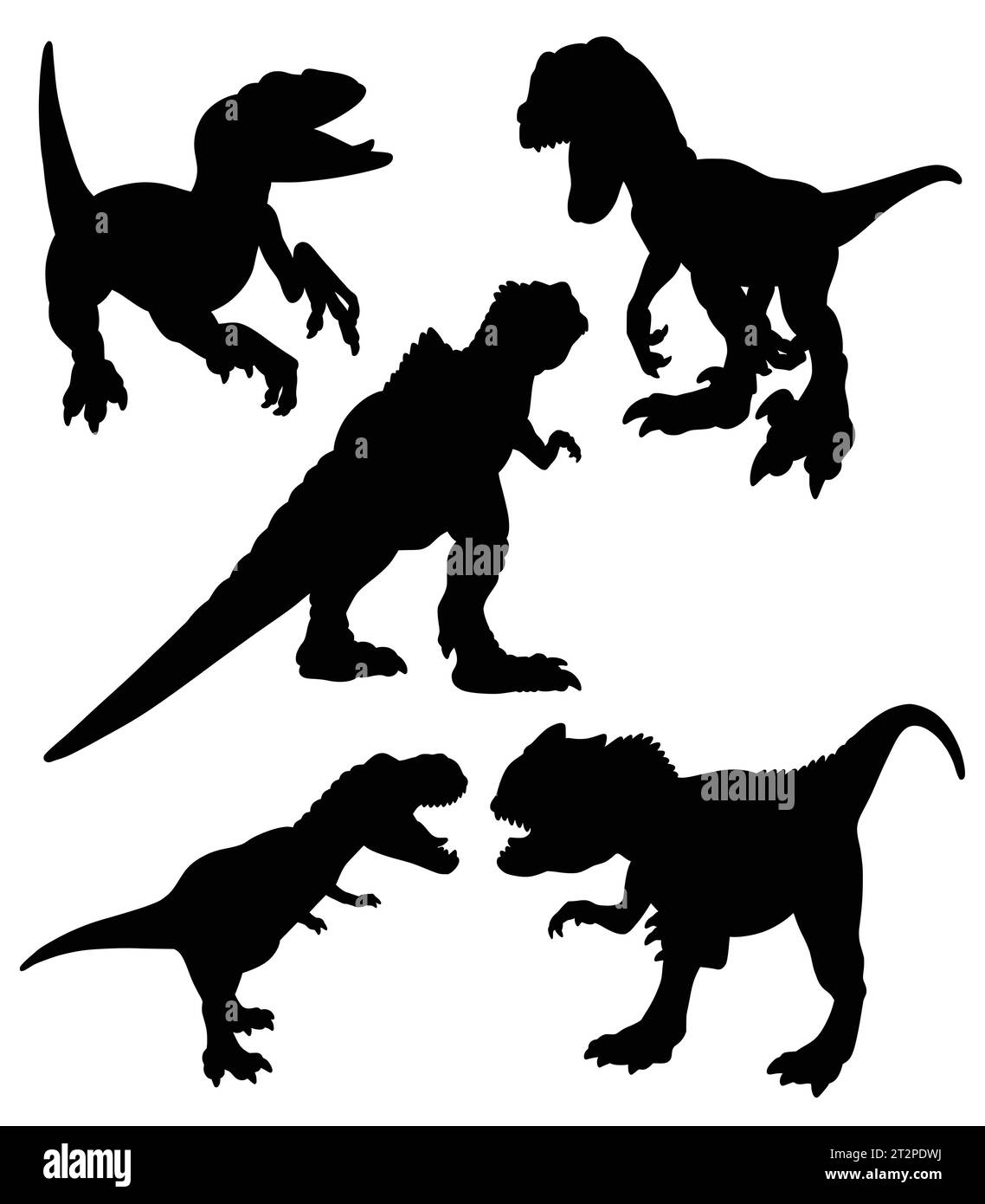 T rex standing Cut Out Stock Images & Pictures - Alamy