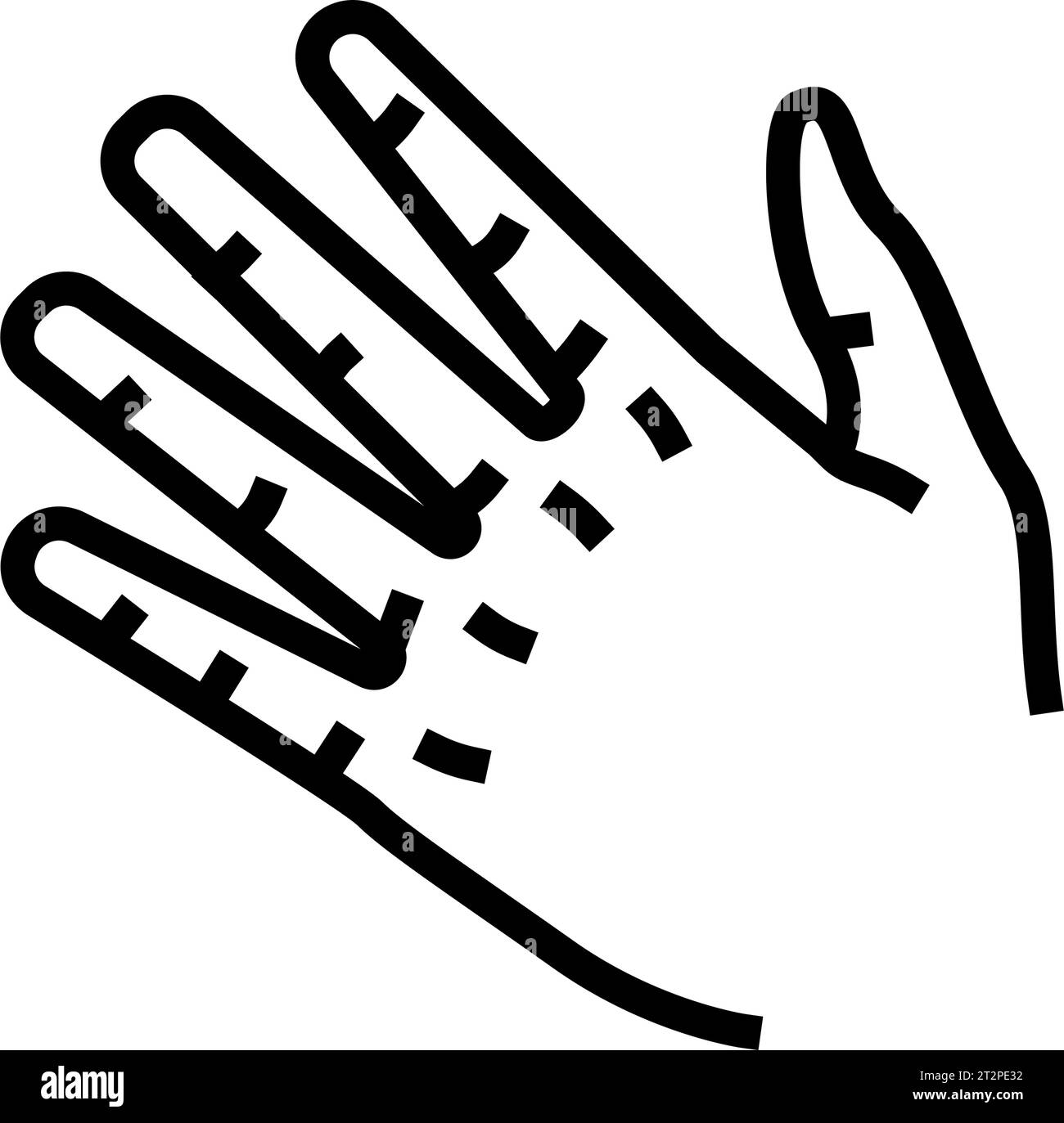 pale skin pallor disease symptom line icon vector illustration Stock ...