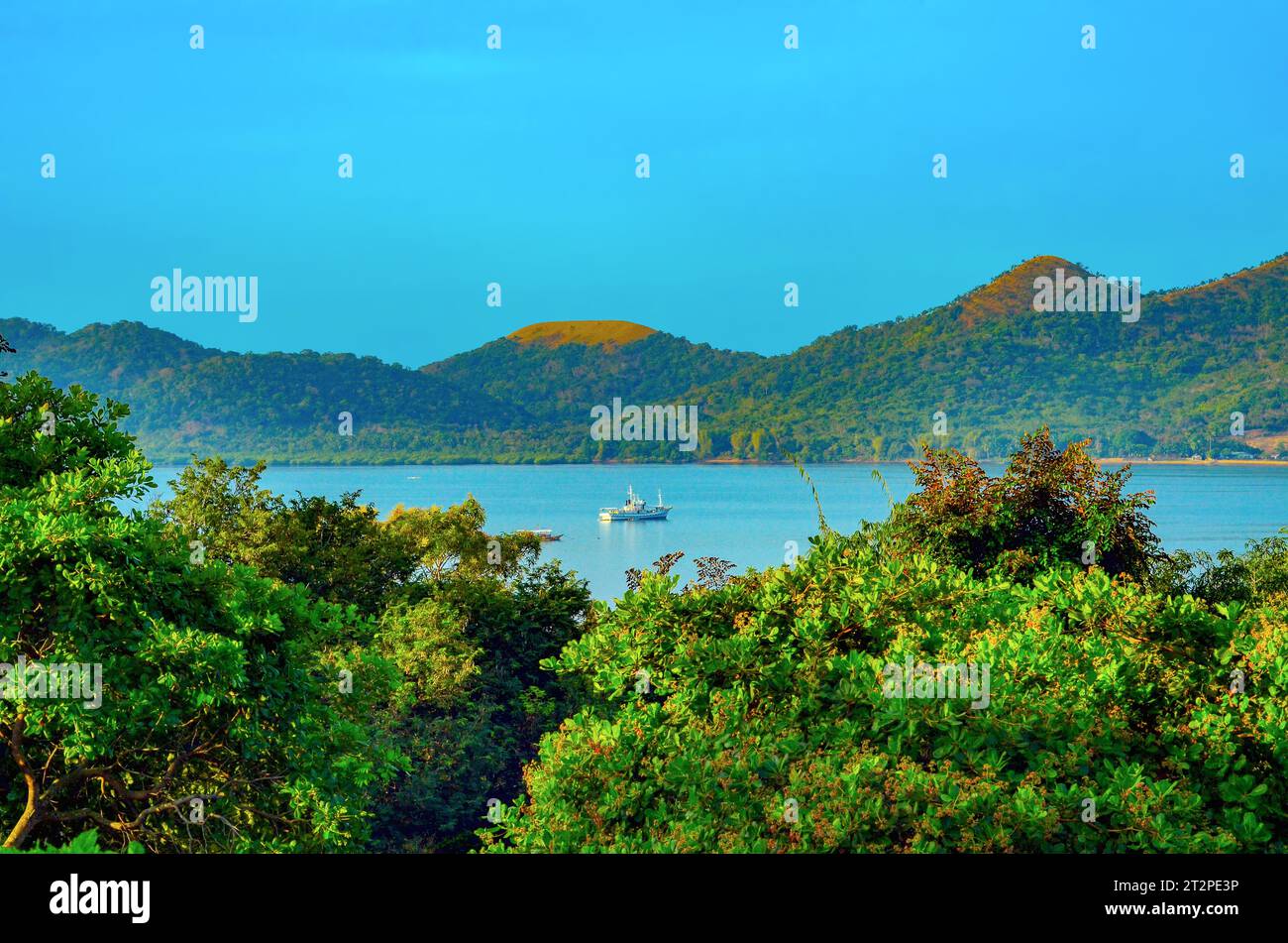Bay of Coron, Province of Palawan, Busuanga, Philippines Stock Photo ...