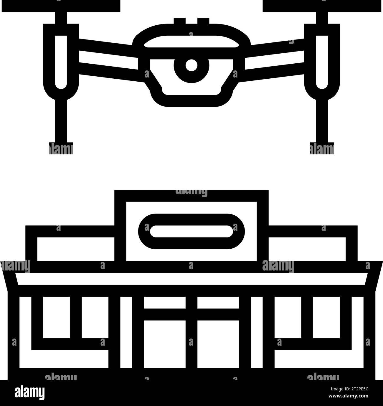 infrastructure survey drone line icon vector illustration Stock Vector ... infrastructure survey drone line icon vector illustration Stock Vector ...