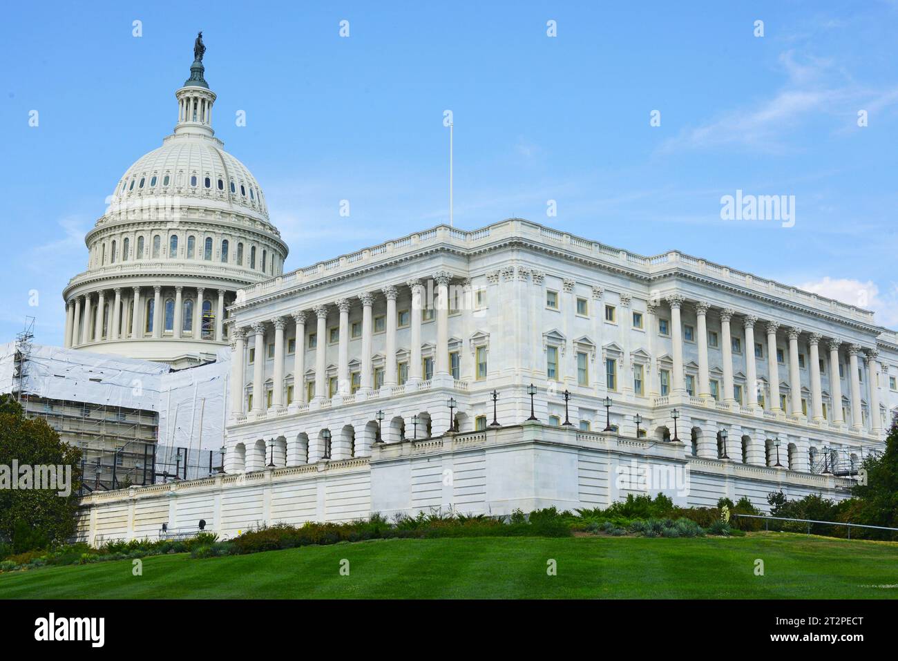 United States Capitol Building on a beautiful summer day, Washington ...