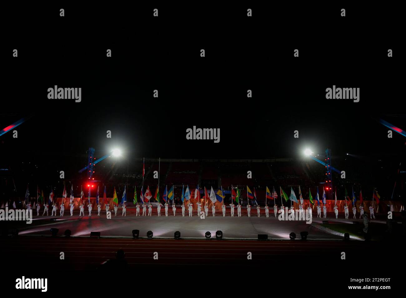 Santiago, Chile. 20th Oct, 2023. Opening of the Pan American Games ...