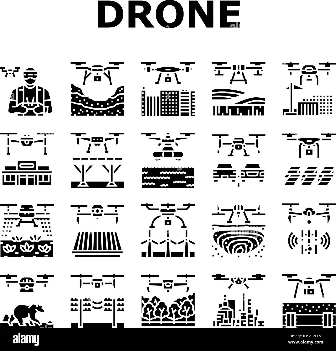 Commercial drone Black and White Stock Photos & Images - Alamy