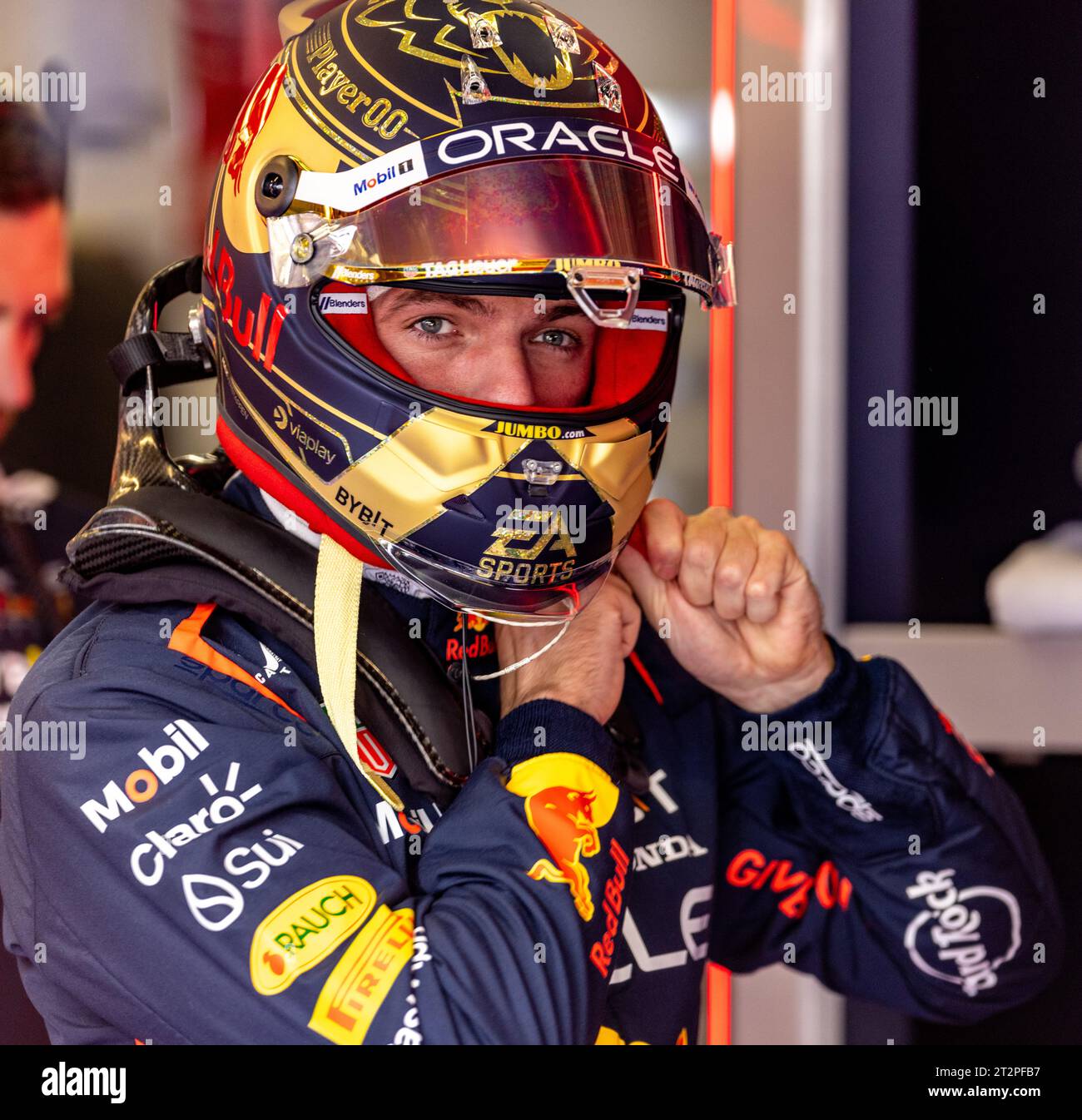 Austin, Texas - October 20th, 2023: Max Verstappen, driver of the #1 ...