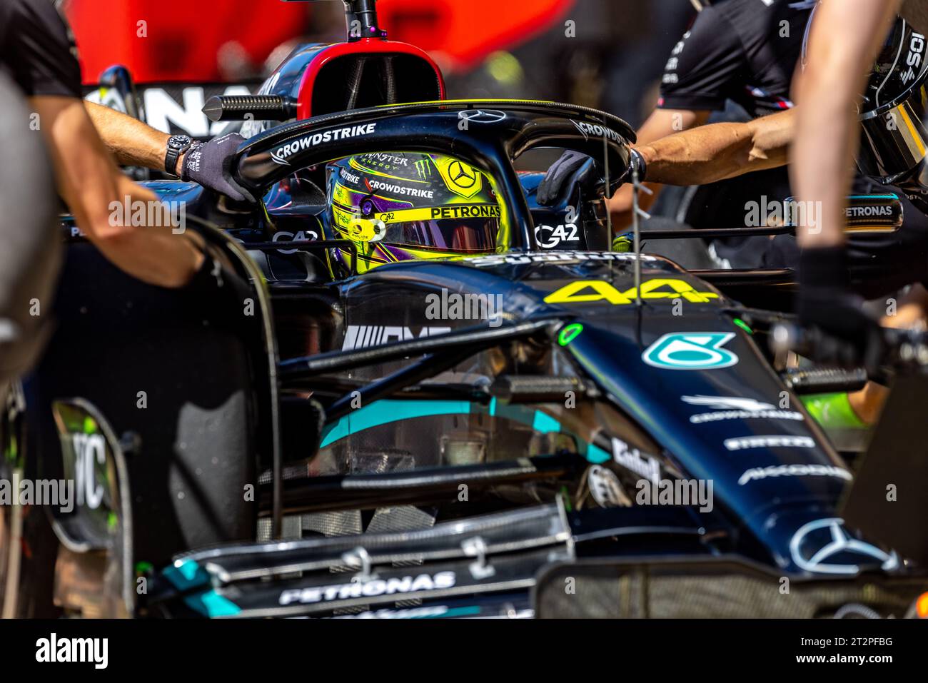 Lewis hamilton 2023 petronas hi-res stock photography and images - Alamy