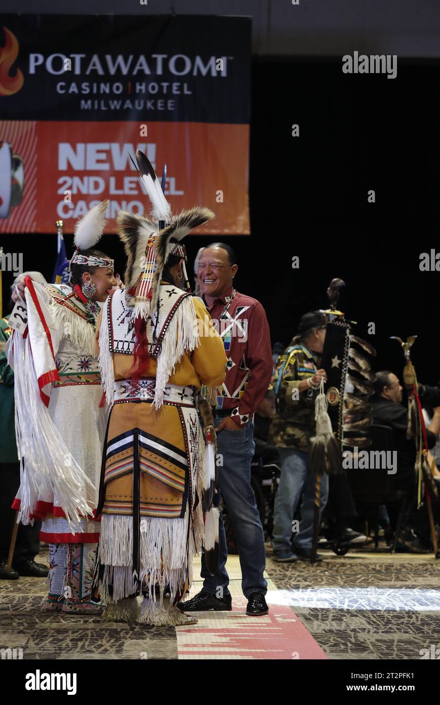 Milwaukee. 20th Oct, 2023. The 2023 Hunting Moon Pow Wow Grand Entry ...