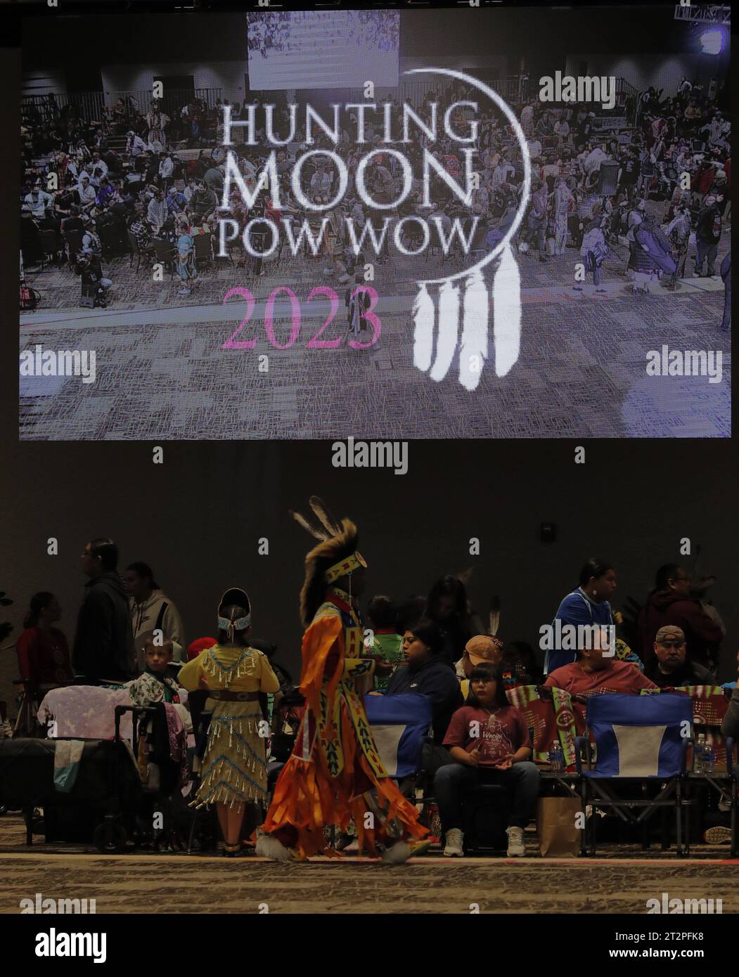 Milwaukee. 20th Oct, 2023. The 2023 Hunting Moon Pow Wow Grand Entry ...