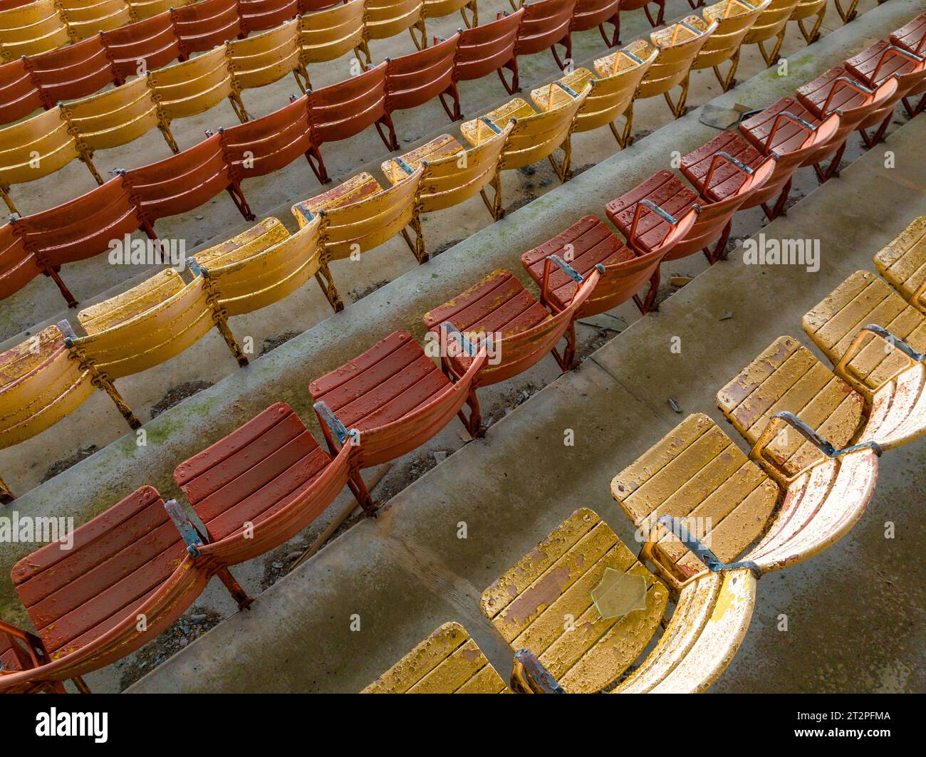 Old Stadium Seats