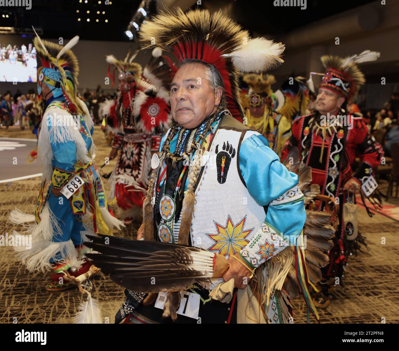 Milwaukee. 20th Oct, 2023. The 2023 Hunting Moon Pow Wow Grand Entry ...