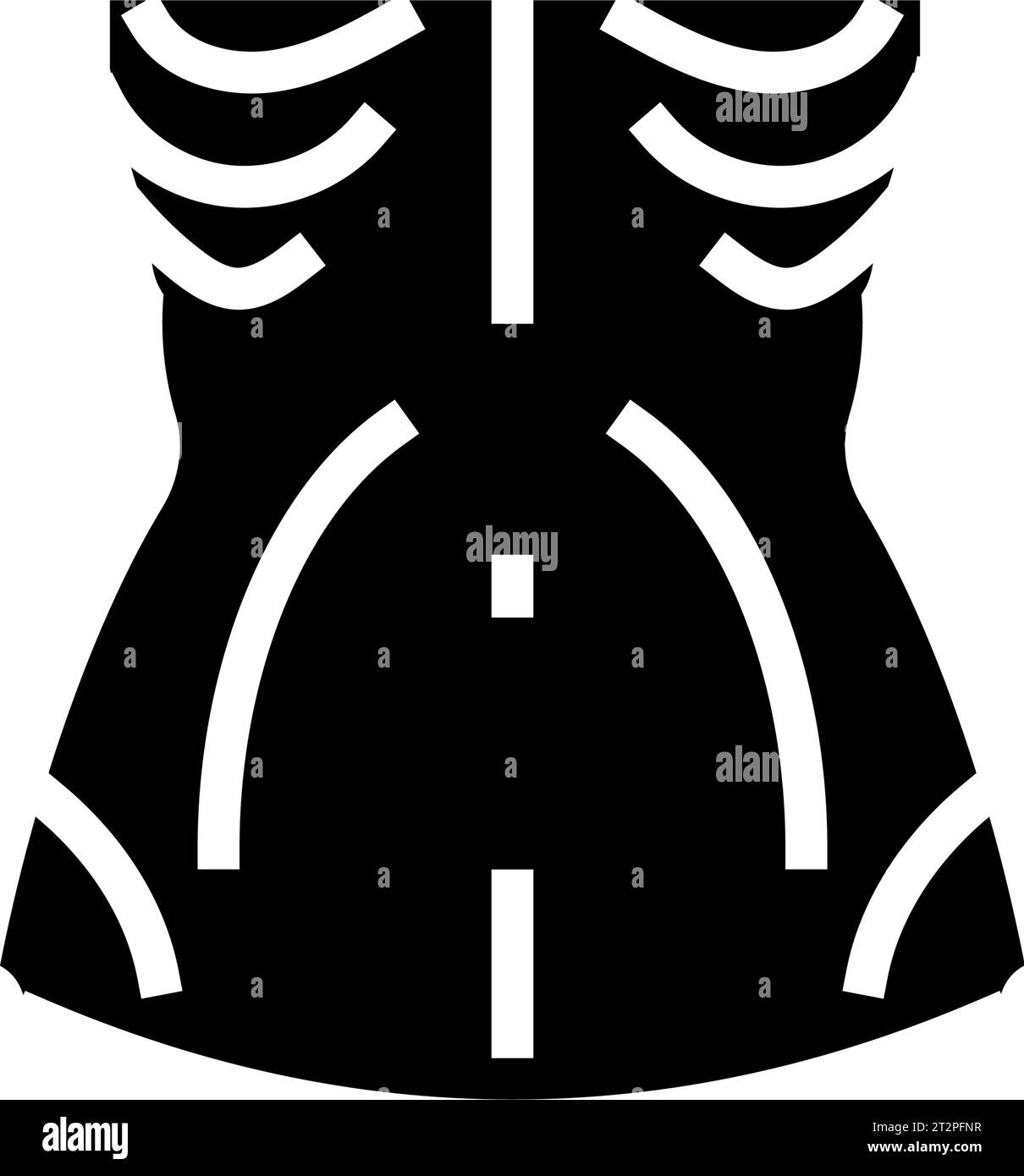 sudden weight loss disease symptom glyph icon vector illustration Stock ...