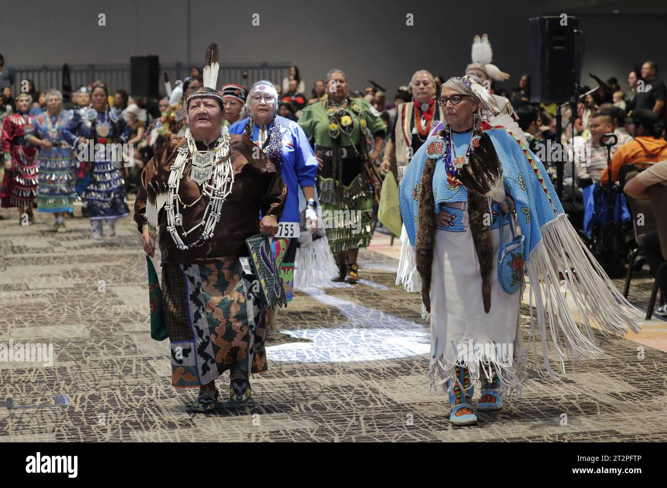 Milwaukee. 20th Oct, 2023. The 2023 Hunting Moon Pow Wow Grand Entry ...