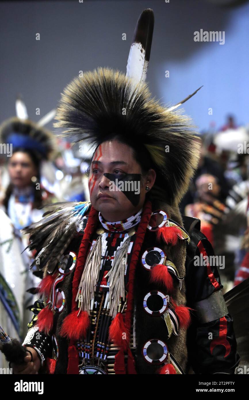 Milwaukee. 20th Oct, 2023. The 2023 Hunting Moon Pow Wow Grand Entry ...